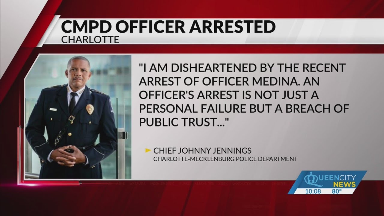 CMPD officer arrested for extortion, disclosing private images - YouTube