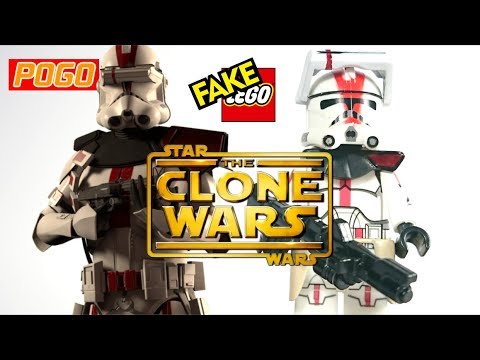Fake Lego Commander Deviss Clone Wars With New Visor, Pauldron and Kama ...