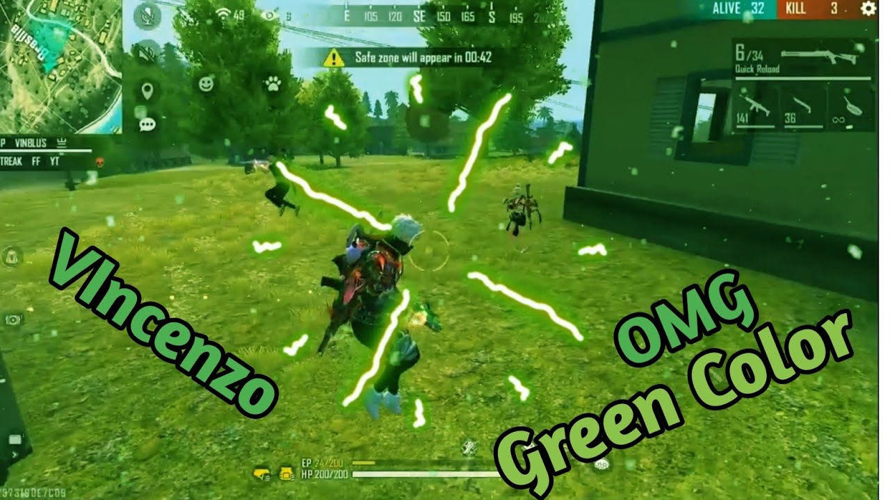 VIncenzo - Green Color - Garena Free Fire - Ministar Gaming #Shorts ...