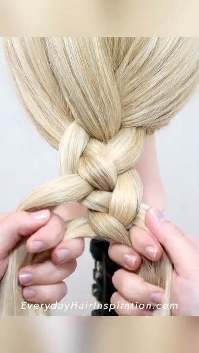 4 Strand Braid For Beginners - YouTube