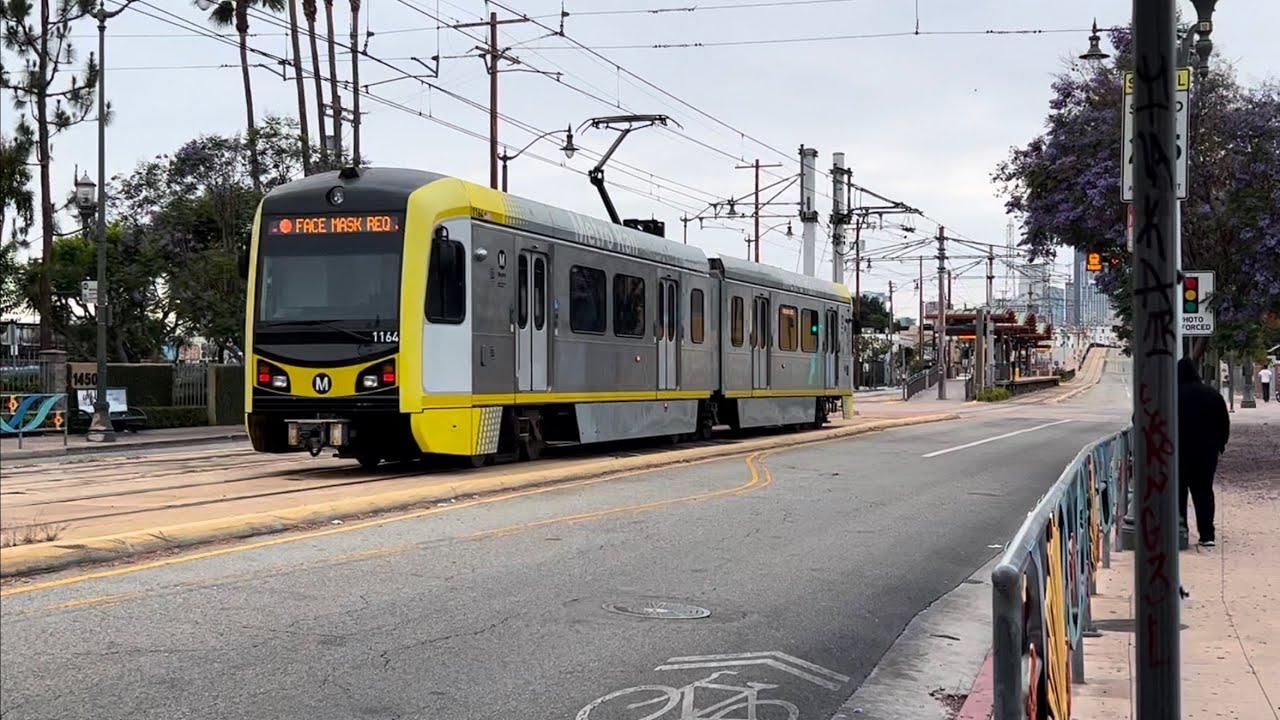 LACMTA Gold Line Arriving at Pico Aliso - YouTube