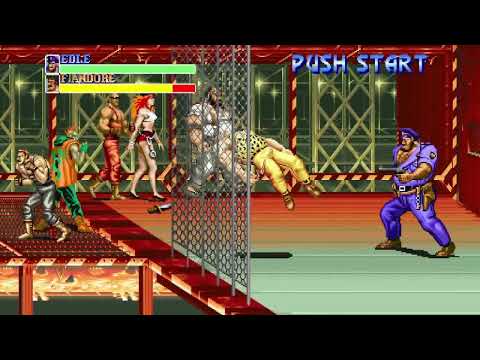 FINAL FIGHT (ARCADE) ALL BOSS HACK EDITION EDI.E PART 02/03 gameplay ...