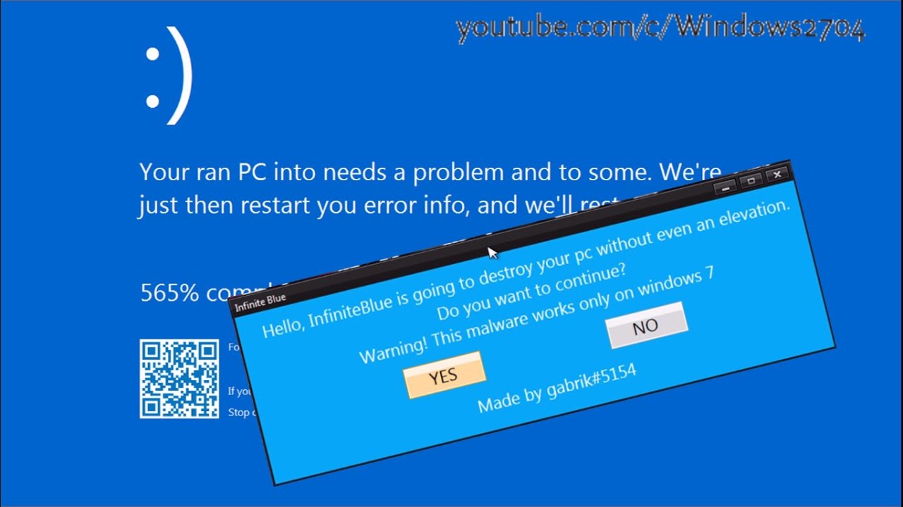 Mã độc trên Windows - Phần 19: InfiniteBlue.exe (VMV #8) - YouTube