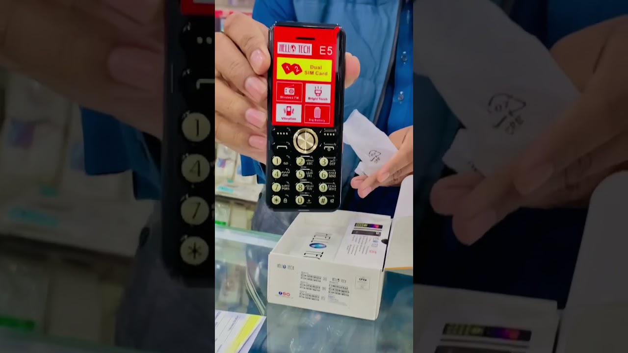 New kepad phone in HelloTech new model review #ikramlaraibmobile - YouTube