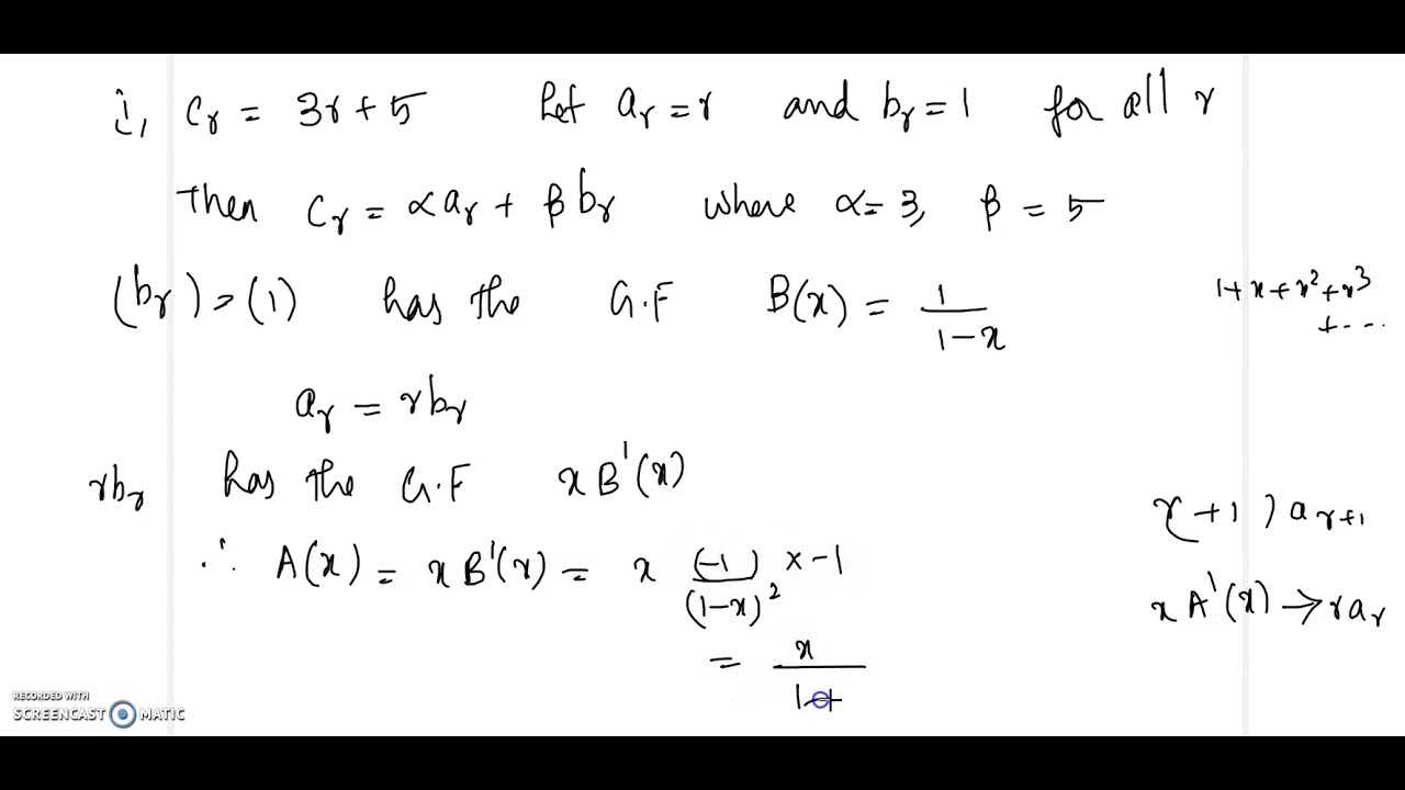 Combinatorics Lecture 52 Ms Part 2 Youtube