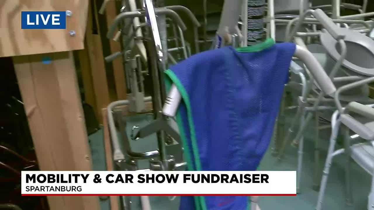 Mobility & Car show fundraiser in Spartanburg - YouTube