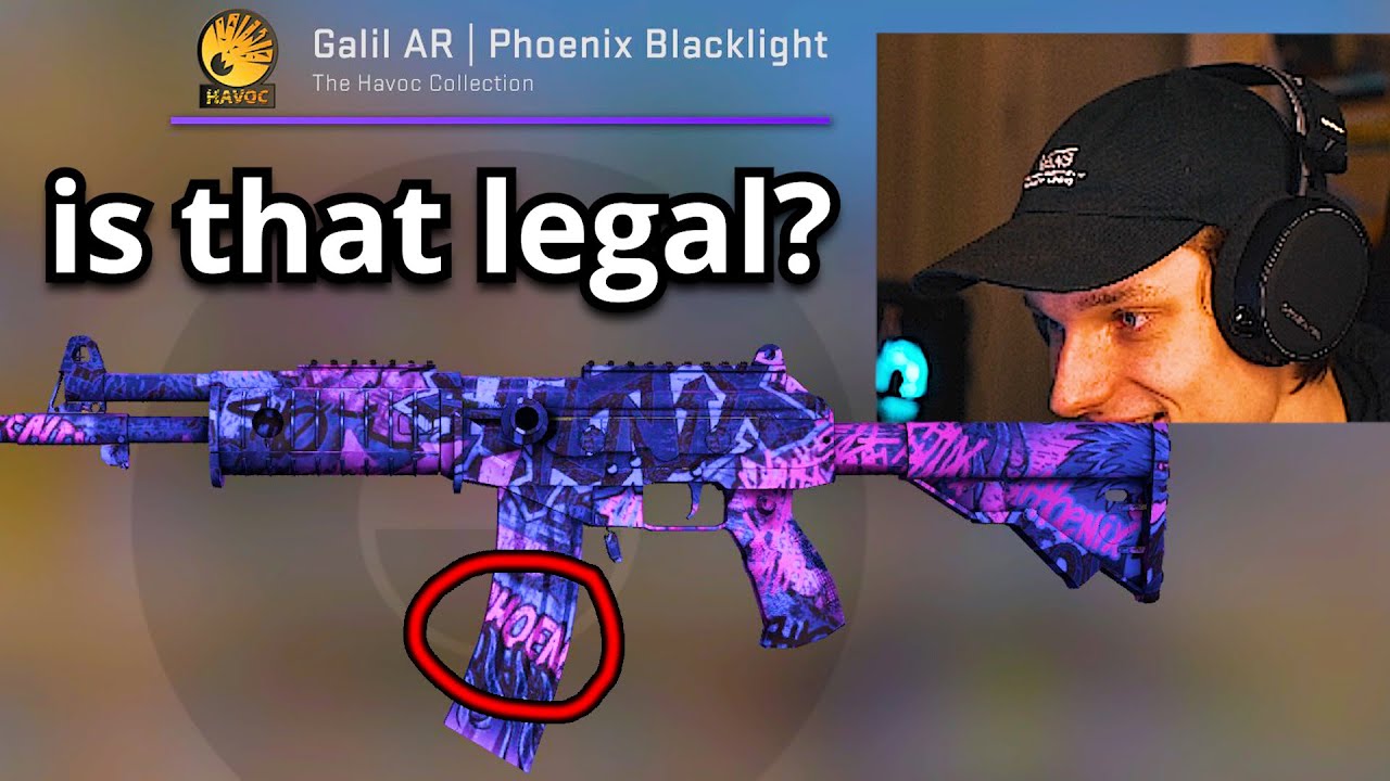 the rare "HOE" pattern galil... - YouTube