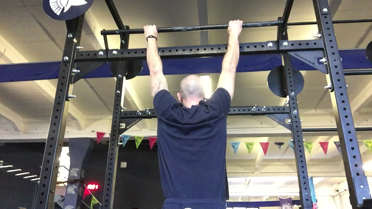 Scapula pull ups - YouTube