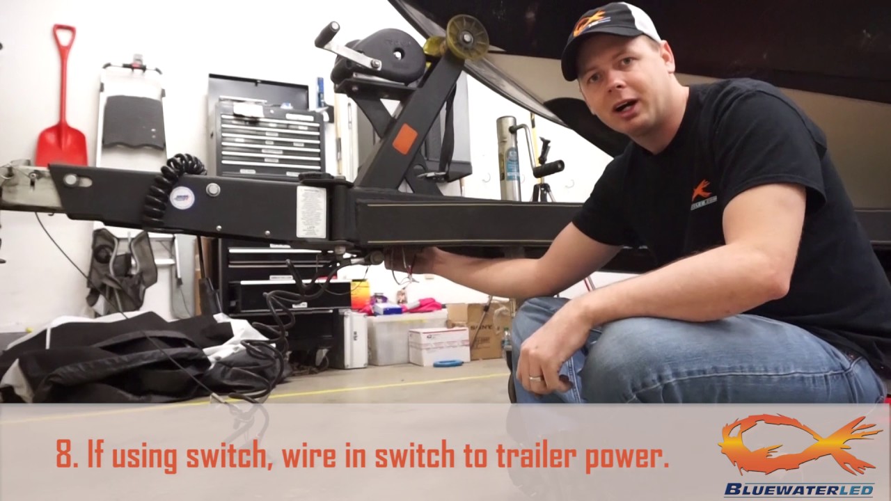 Gatorbak Clear Bunk Cover Installed With Blue Water LEDs - YouTube