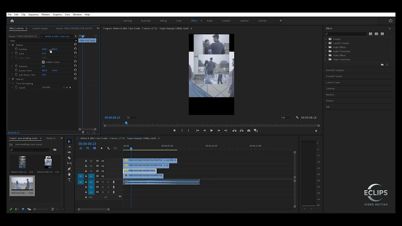 adobe premiere pro pre wedding beat editing - YouTube