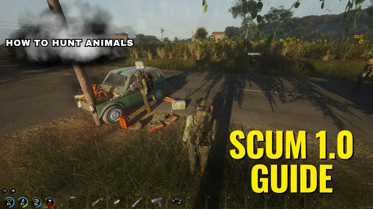 How to Hunt in scum 1 0 - YouTube