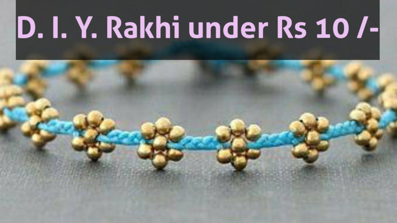 Latest Rakhi Ideas 2020 / How To Make Rakhi At Home/DIY Easy Rakhi ...