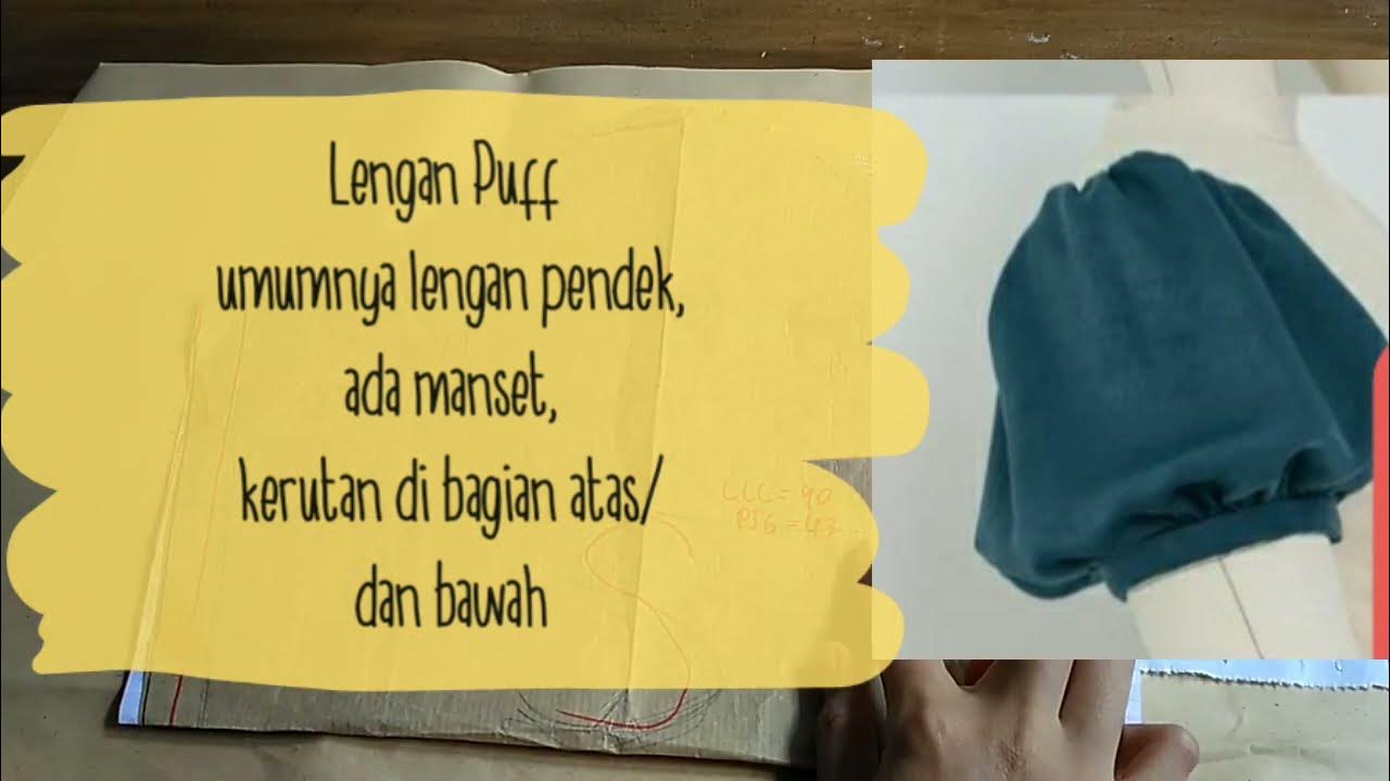 Tutorial Membuat Lengan Puff /Lengan Balon. LENGKAP!!! Pola + Pecah Pola + Potong + Jahit - YouTube