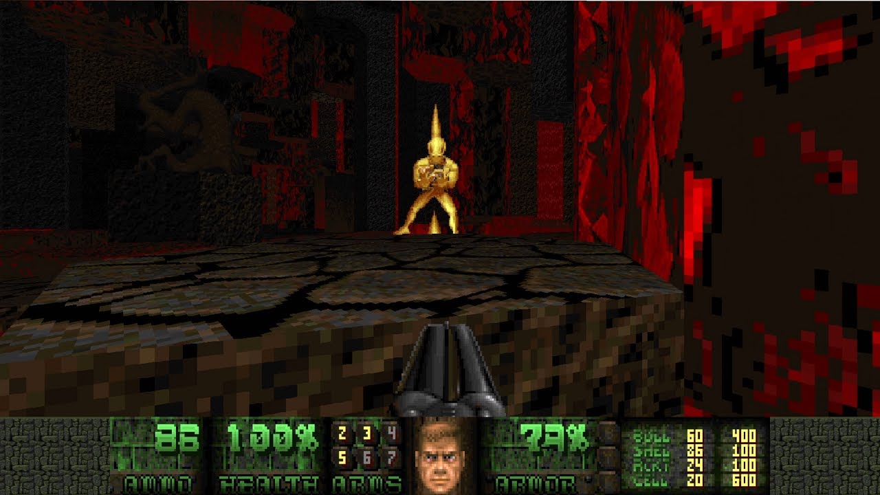 Doom 2 - Speed of Doom (Map 24: Hells Honeycomb) Ultra Violence 100% ...