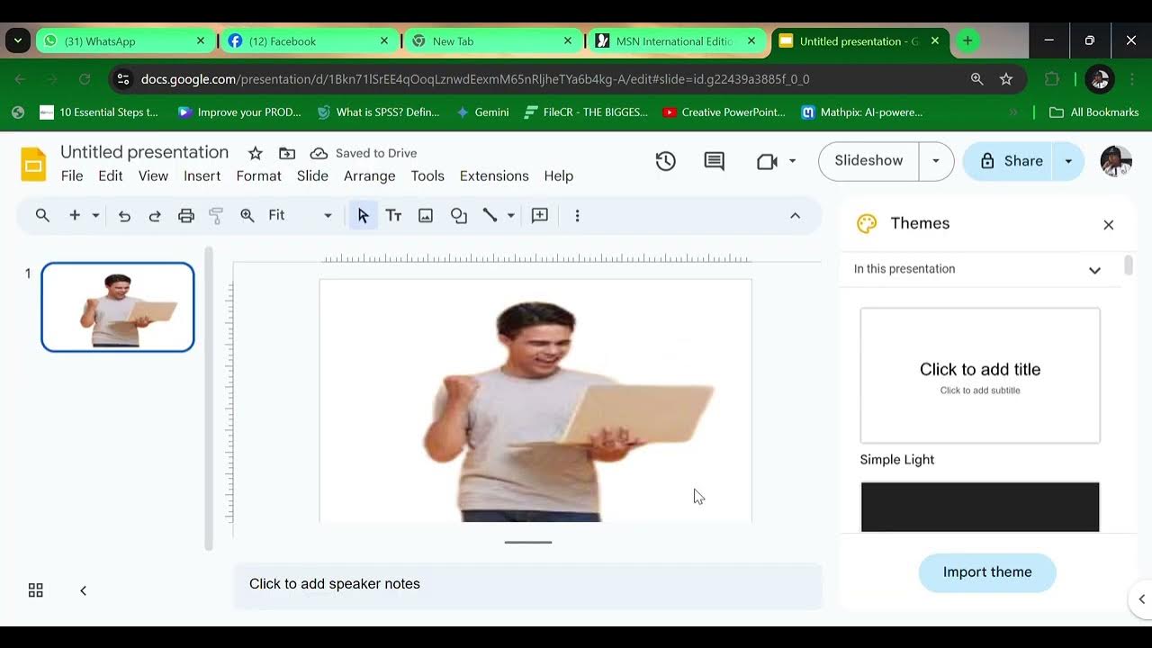 Getting started with the use of Google slide - YouTube