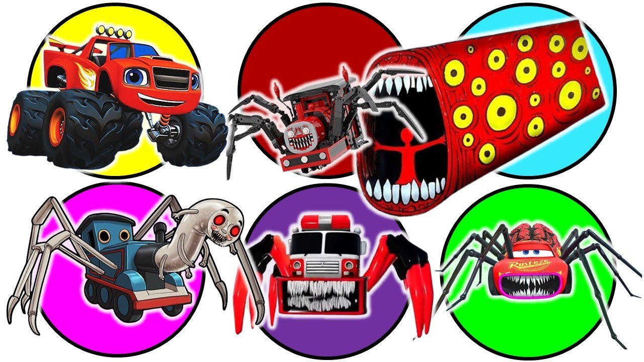 MONSTER VS Blaze Monster, Choo Choo Charles, Train Eater, Thomas Spider ...