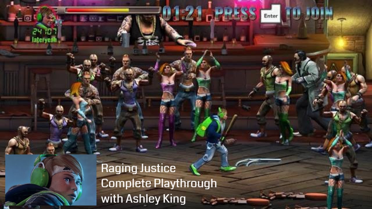 Raging Justice - Complete Playthrough with Ashley King on Normal ...