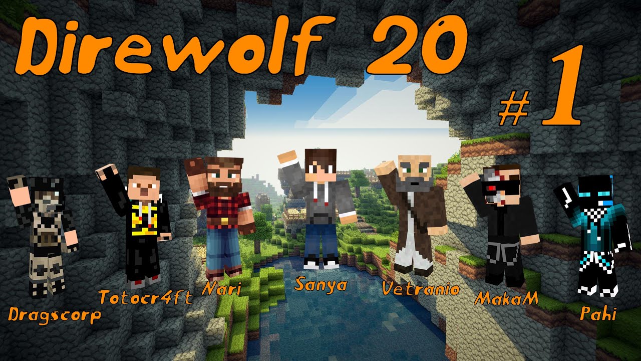 Direwolf20 1. rész. "7 videós 1 sorozatban". A kezdetek 18+ - YouTube