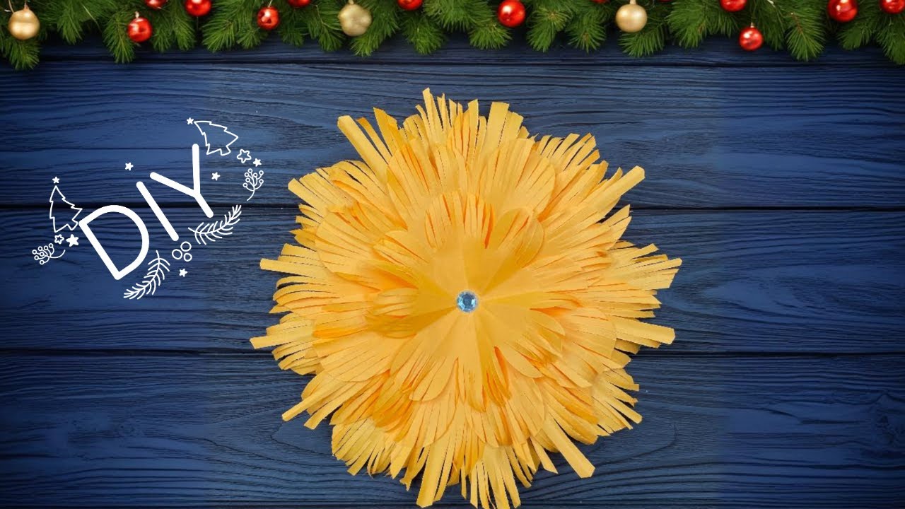 10 Minute MAGIC 3D Paper Snowflake - YouTube