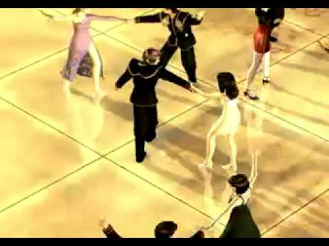 Final Fantasy VIII Ballroom scene Squall meets Rinoa - YouTube