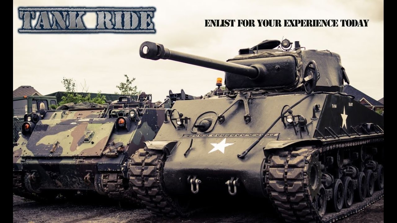 TANK RIDE - Enlist for your Experience Today! - YouTube