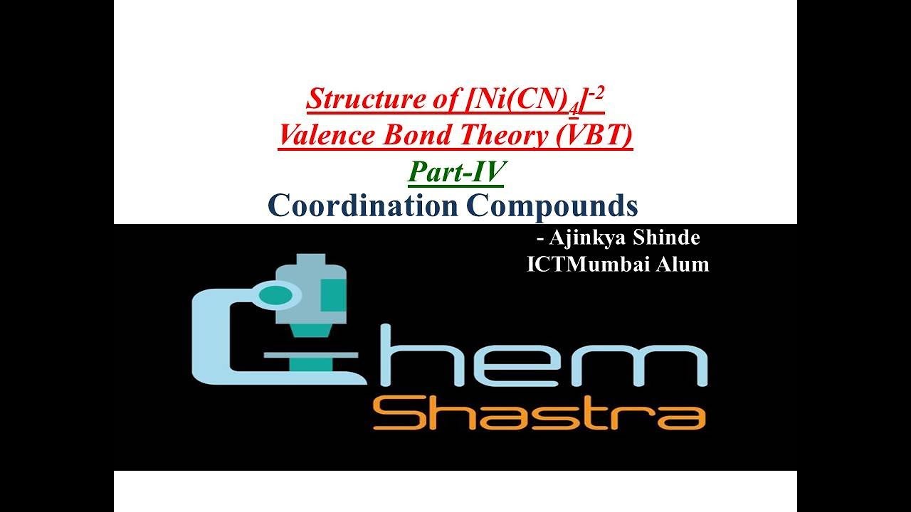 Structure of [Ni(CN)4]-2 | VBT | Coordination Compounds | Part-IV ...
