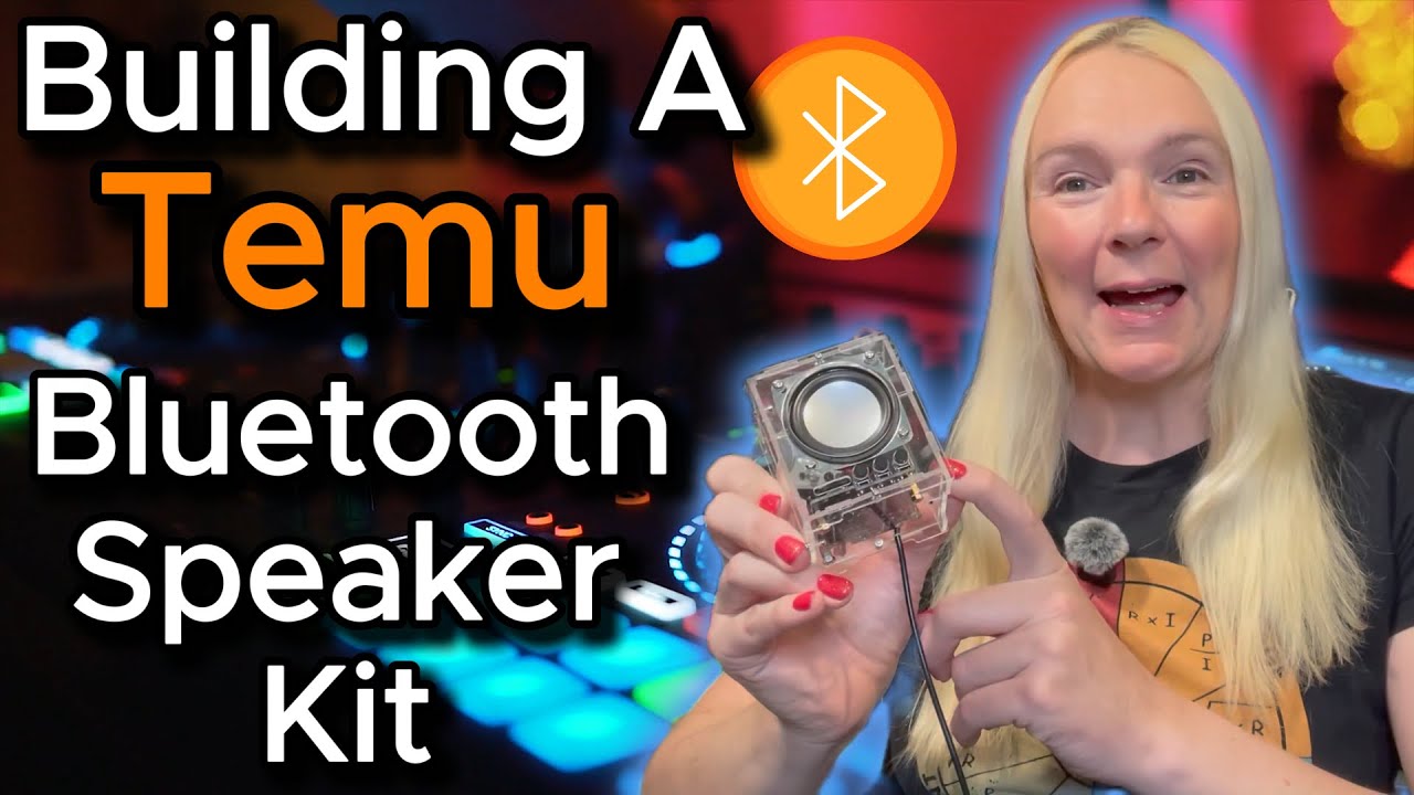 Building A Temu Bluetooth Speaker! Fun & Easy Electronics Soldering Kit ...