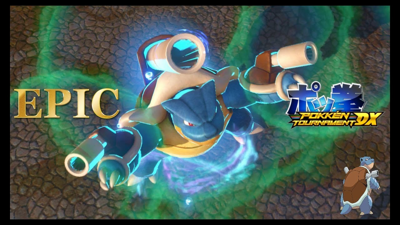 Blastoise The Shell-Shocker Doing Work! Pokken Tournament Dx - YouTube