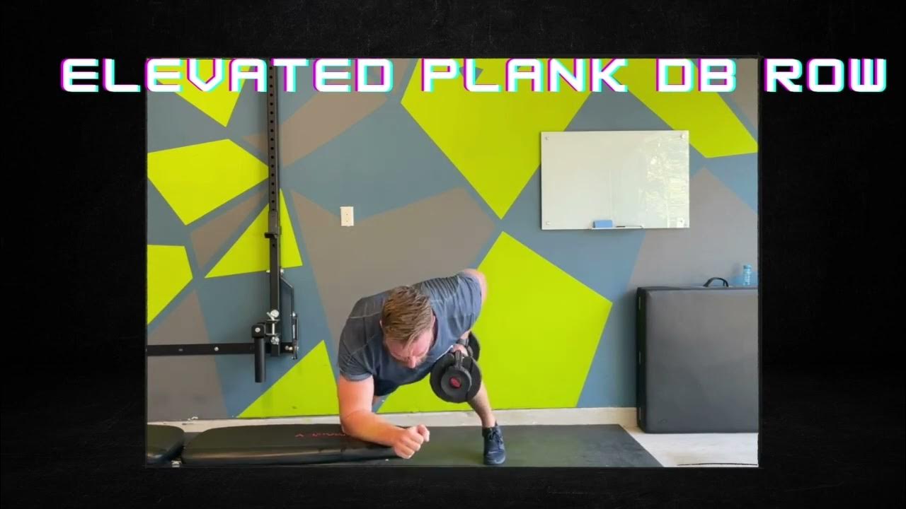 Body Ops DB Elevated Plank Row - YouTube