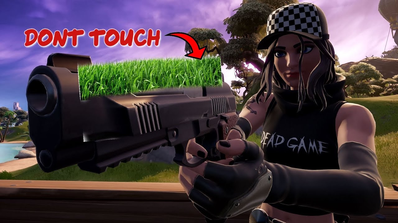 don't touch grass challenge. #fortnite #challenge - YouTube