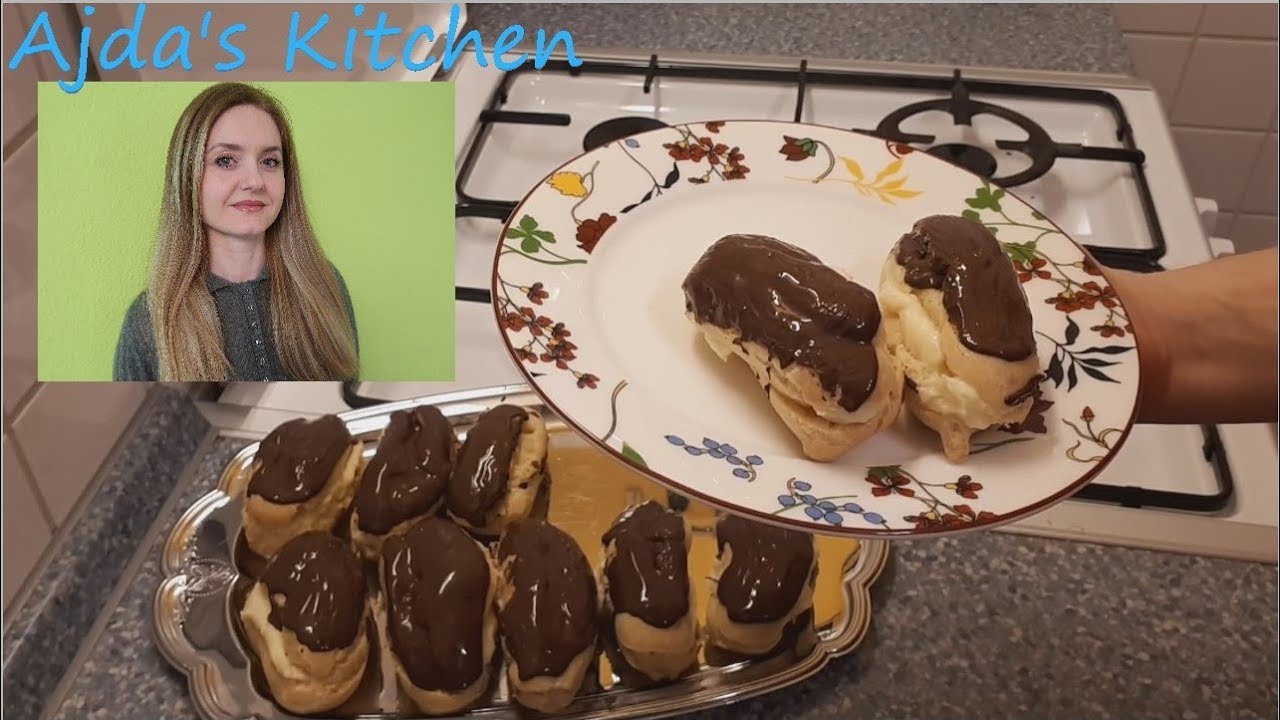 Eklera Receta e Gjyshes Origjinale / Eclair Liebesknochen Hausgemacht ...