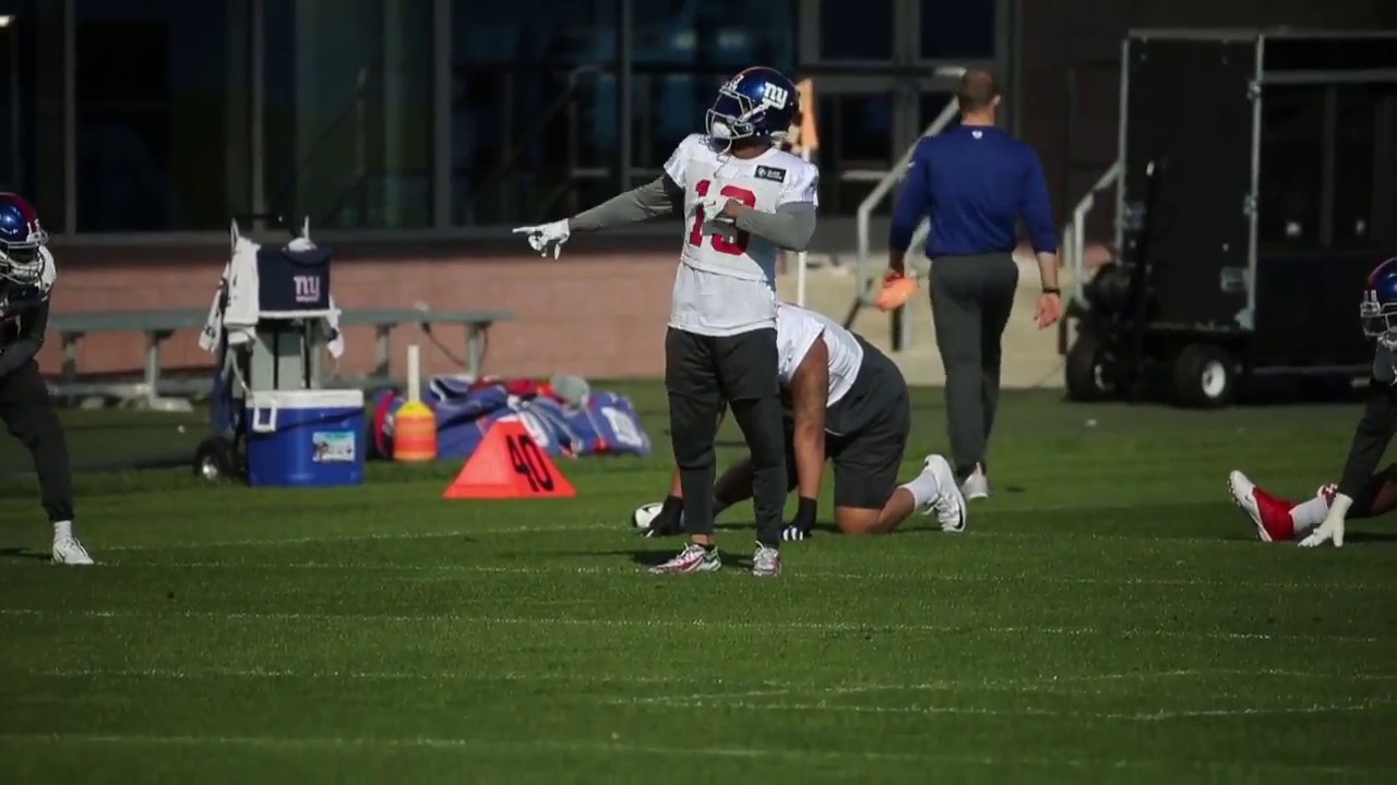 Odell Beckham jr. shows off dance moves at practice - YouTube