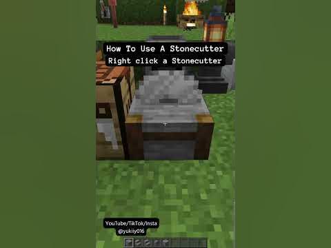 How To Use A Stonecutter In Minecraft Java #youtubeshorts - YouTube