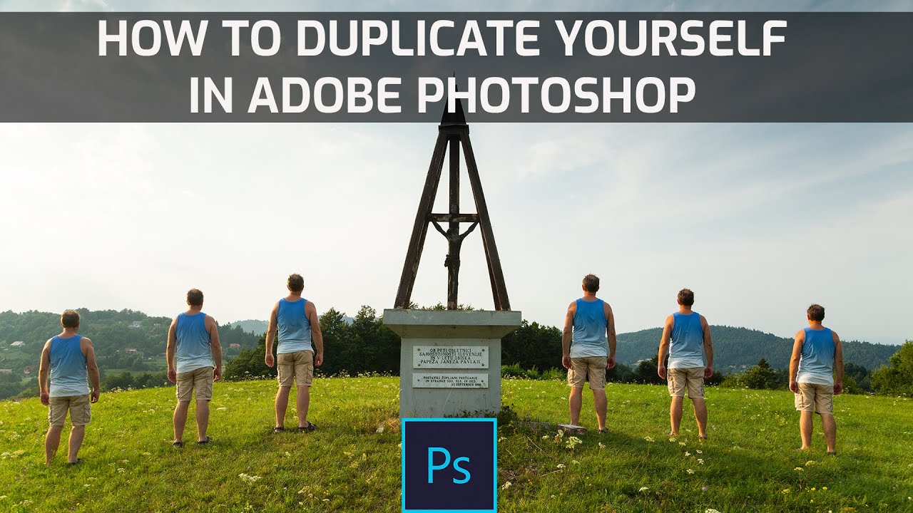 Easy way to clone yourself in Photoshop - duplicate yourself in photos - YouTube Easy way to clone yourself in Photoshop - duplicate yourself in photos - YouTube