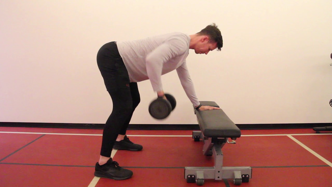 Pronated Grip Single Arm Row - YouTube