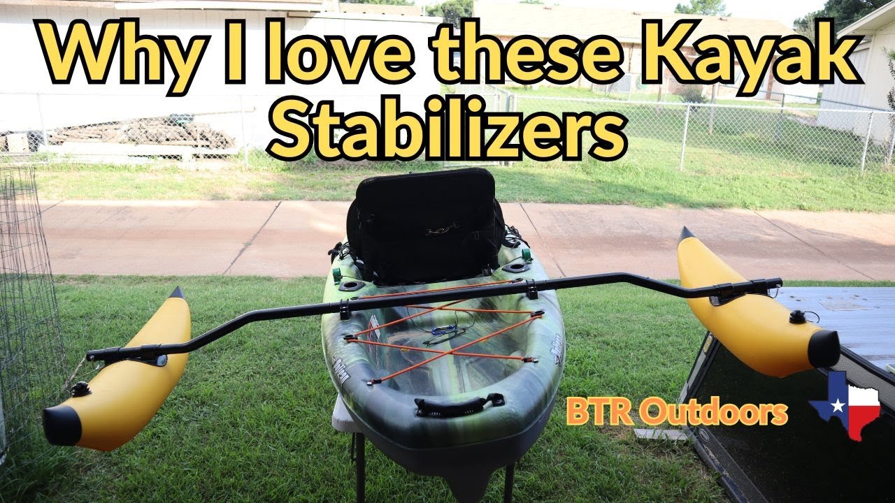 Why I love these kayak stabilizers - YouTube