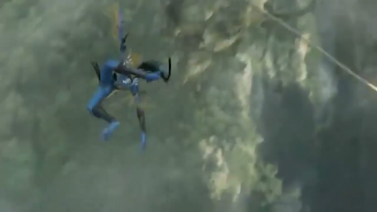 The Blue Guy from avatar falling, but its Falling from cyberpunk memes ...