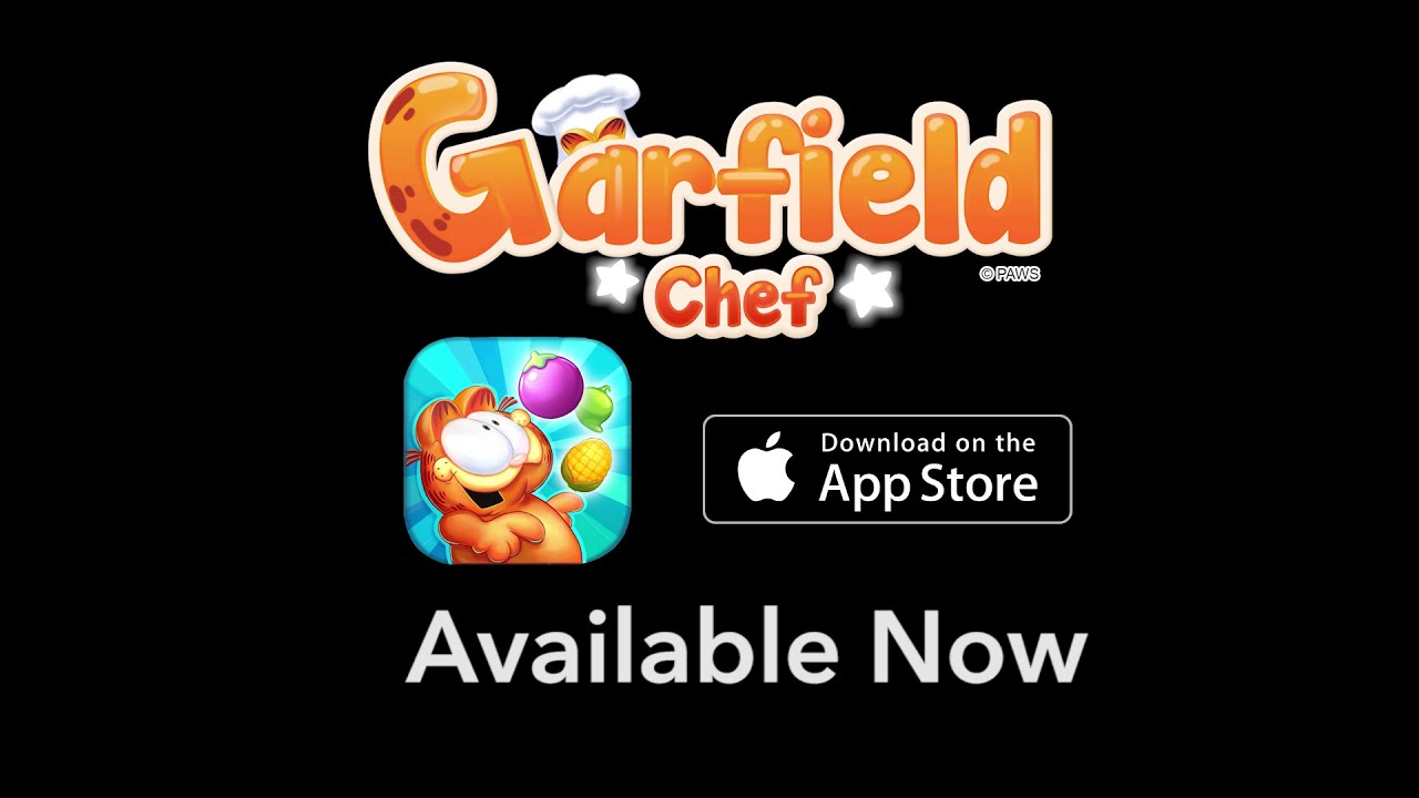 Garfield Chef: Match 3 Puzzle ~ Food Jewels and Gems! - YouTube