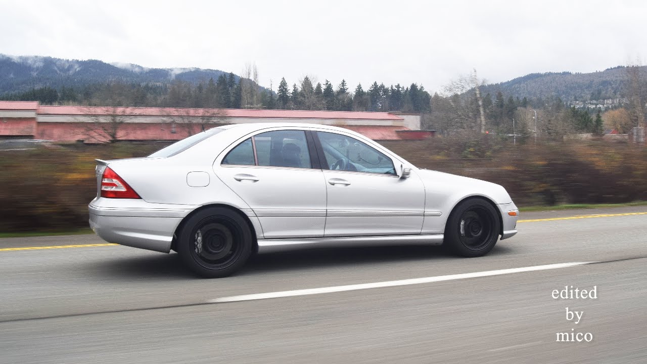 Mercedes-Benz C55 AMG W203 (6 speed) 4K - YouTube