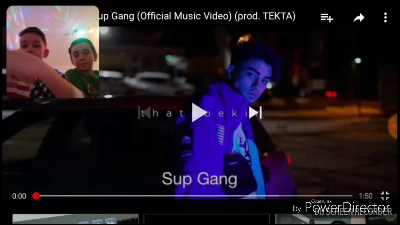 Reaction video Sup gang - YouTube