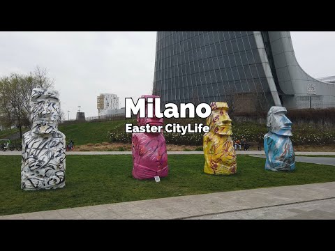 Milano - Easter City Life Walking Tour (4K/30)