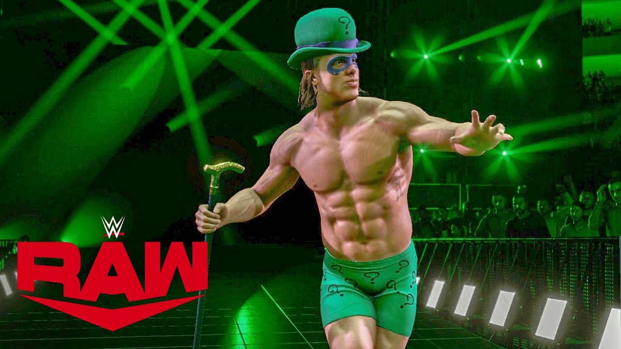 Riddle makes his debut: Raw, Nov. 9, 2020 (WWE 2K) - YouTube