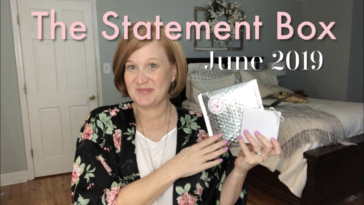 The Statement Box June 2019 ⭐️New⭐️/ Statement Earrings - YouTube