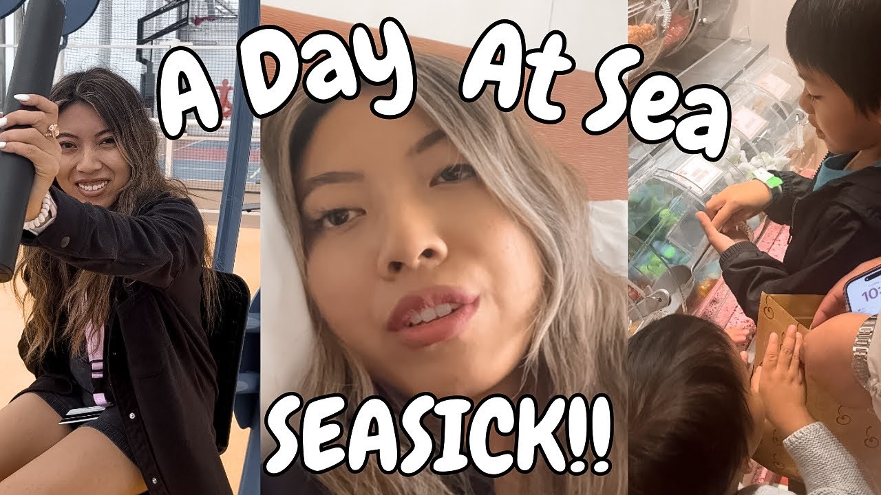 CARNIVAL CRUISE FIRST FULL DAY AT SEA AND I AM SEASICK! | Cruise Vlog ...
