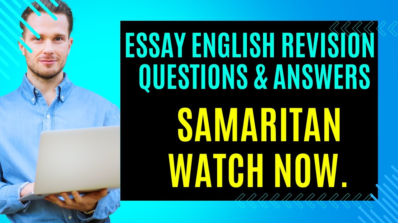 English Samaritan | Essay Quez & Ans | KCSE English Paper 3 | English ...