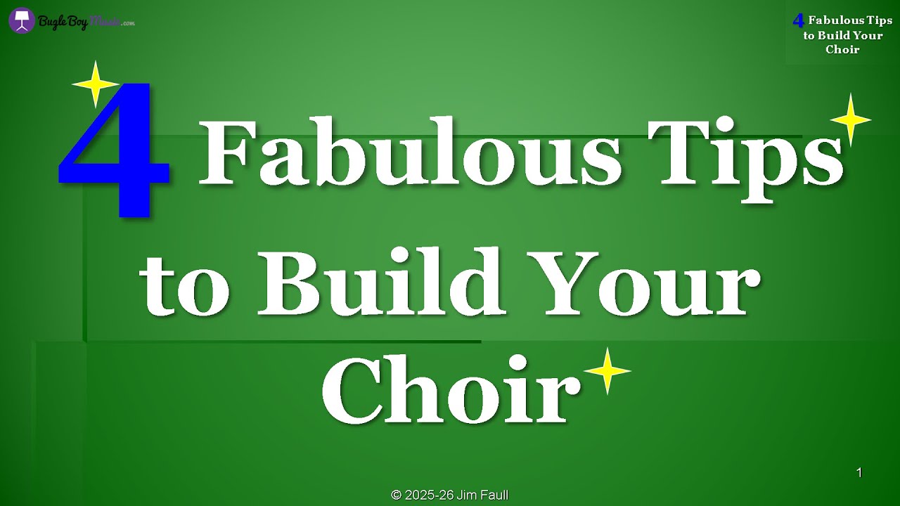 4 Fabulous Tips to Build Your Choir - YouTube