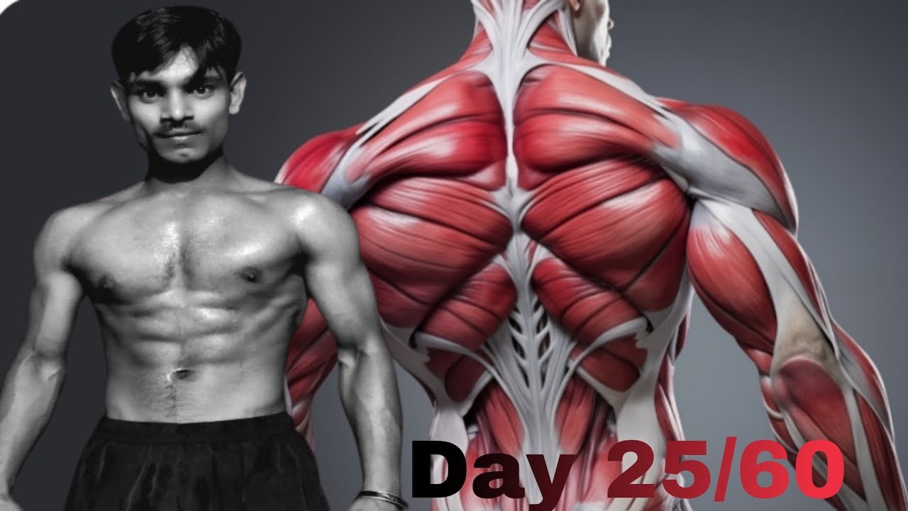 Day 25/60 Bulking Challenge | Full Body Workout at Home | Gain Muscle ...