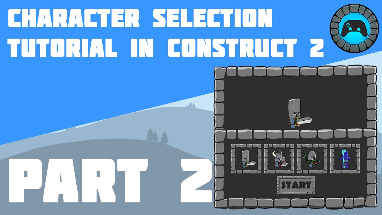 Character selection tutorial in Construct 2 Part 2 - YouTube