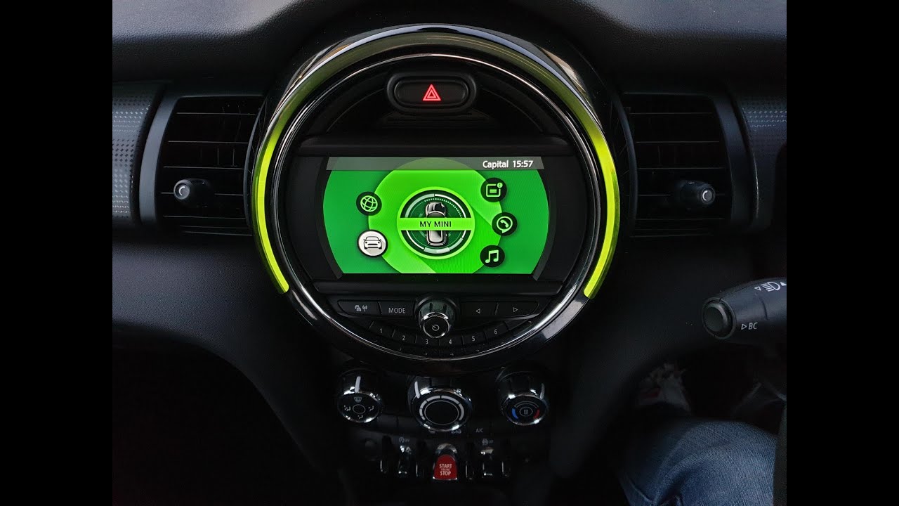 Mini F55 Radio Sat Nav infotainment Media Unit Screen repair iDrive ...