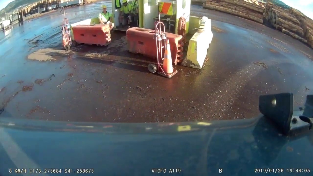 Seen Safety IRIS 860 pedestrian detection sensor working on a front end ...